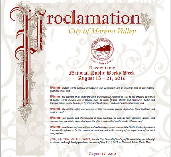 Proclamation Request